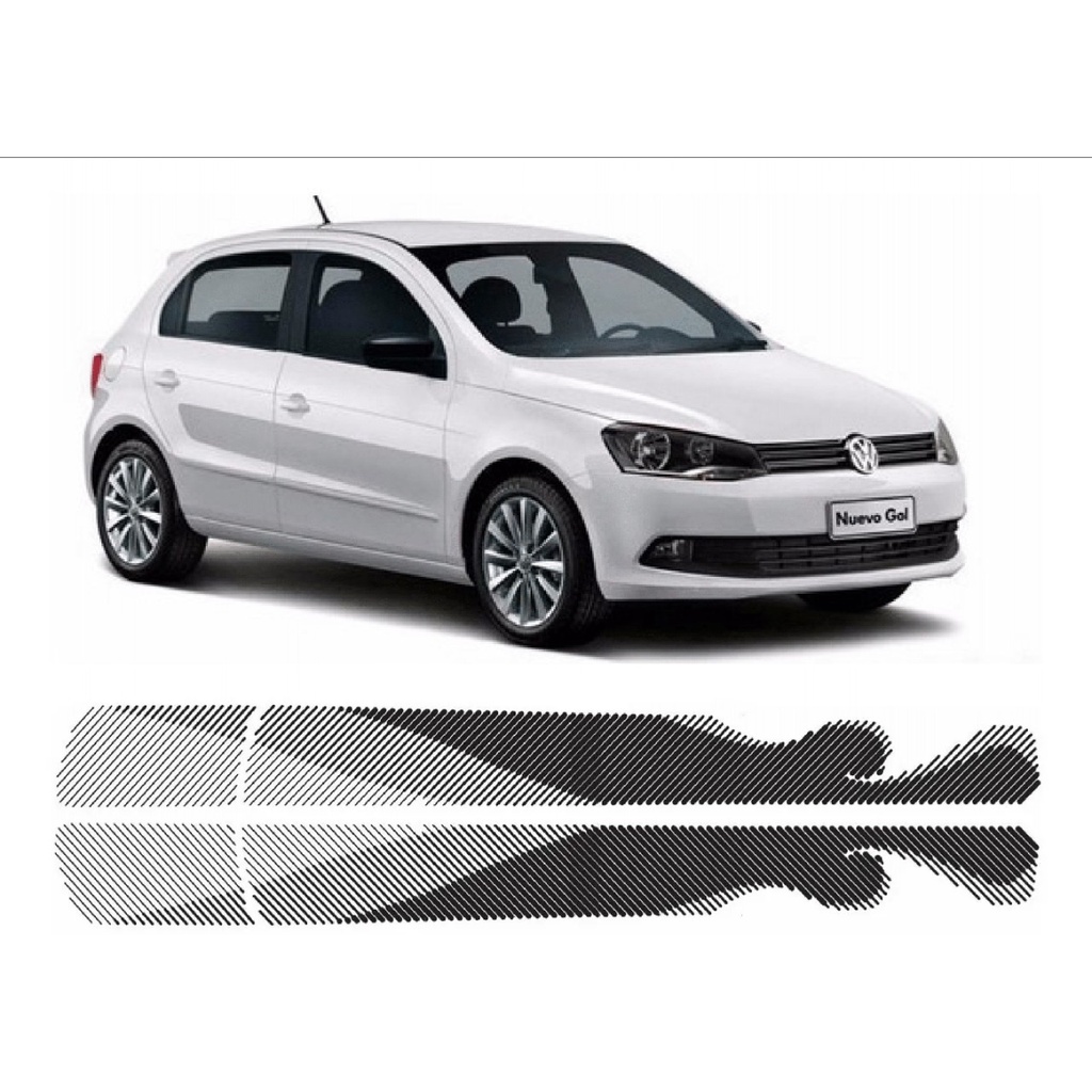 Adesivo Faixa lateral SURF para GOL G5/G6 | Shopee Brasil