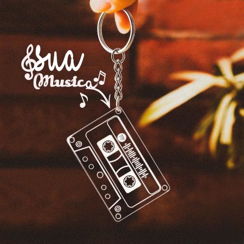 Chaveiro Spotify Musica Artista Favorito, Codes Código | Shopee Brasil