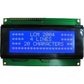 Módulo Display 20x04 20x4 2004 Fundo Azul Modulo I2c Compatível com Arduino ESP32 Raspberry PIC ...