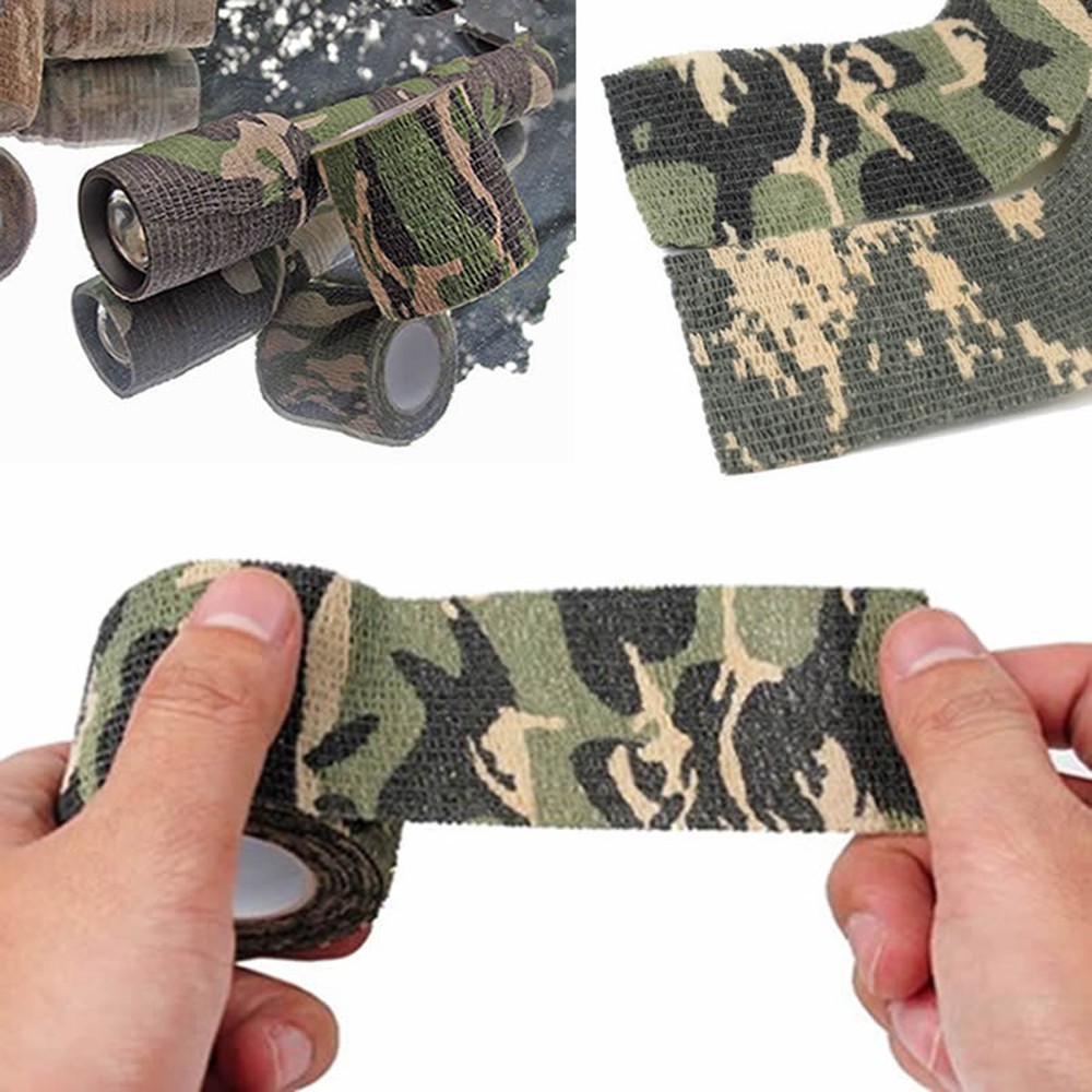 5CM * 4.5M Camo Gun Caça À Prova D'água Camping Camuflagem Stealth Duct ...