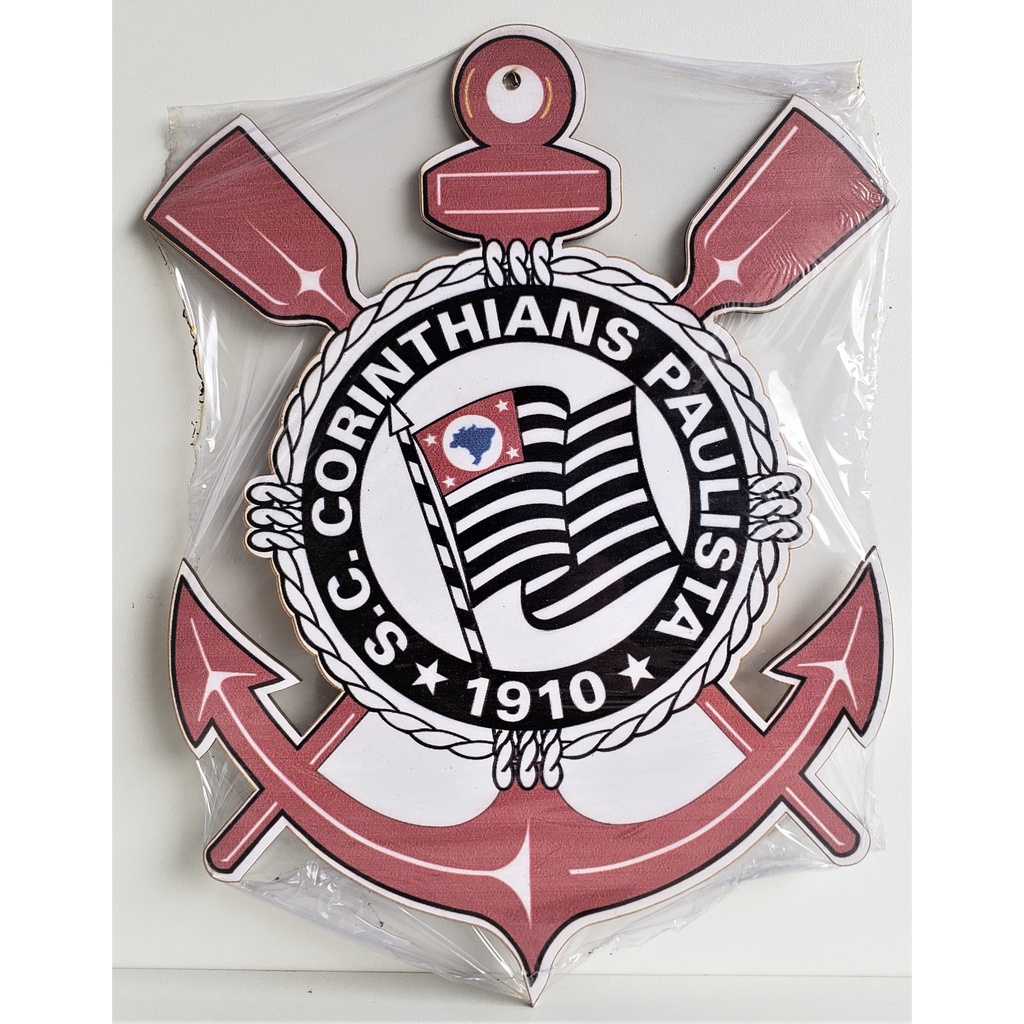 Escudo Corinthians MDF | Shopee Brasil