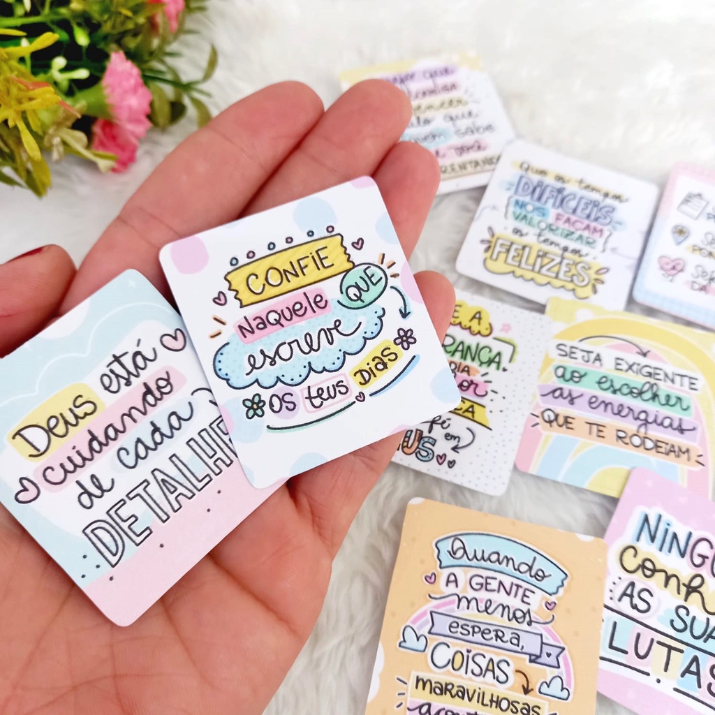 100 Tags com frases MOTIVACIONAIS/cartão motivacional/card frases ...