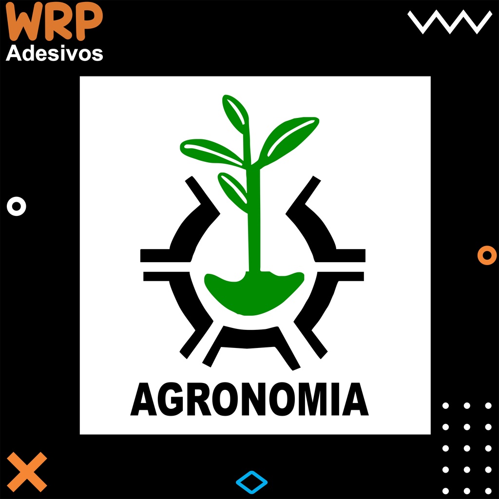 Adesivo Agronomia Modelo II | Shopee Brasil