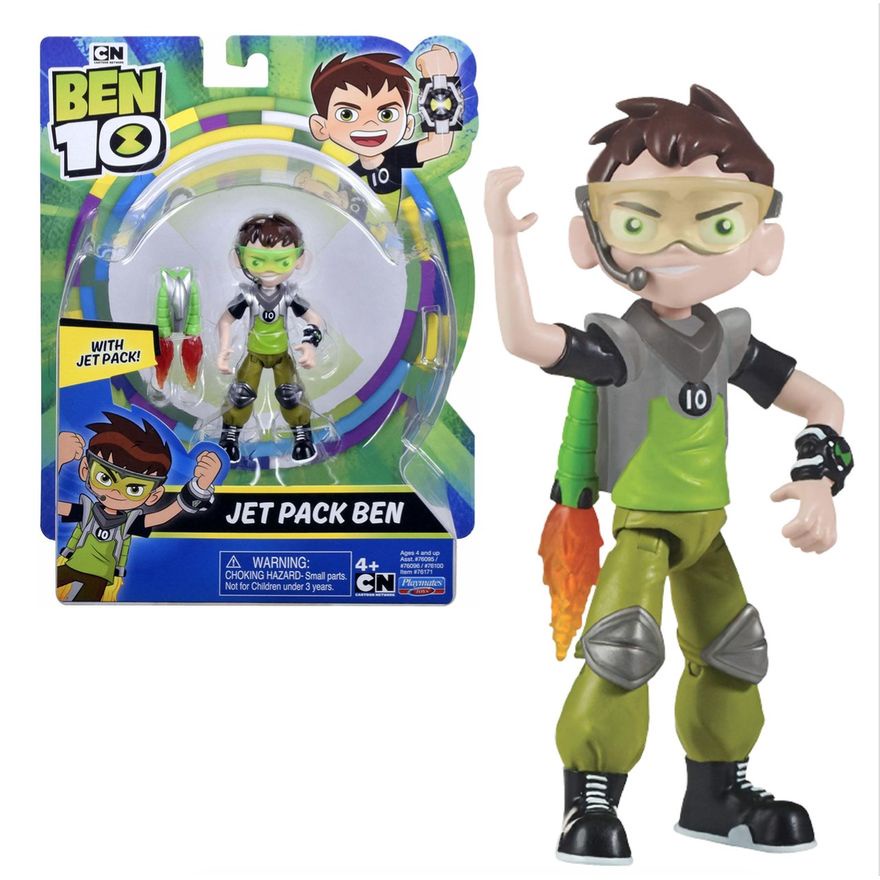 Ben 10 Boneco Articulado 10 Cm Jet Pack Ben Tennyson Sunny | Shopee Brasil