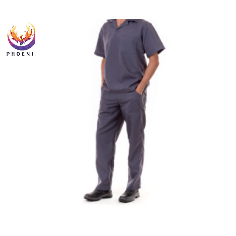 Conjuntos em Oxford Uniforme Para Trabalho Manga Curta Uniforme ...