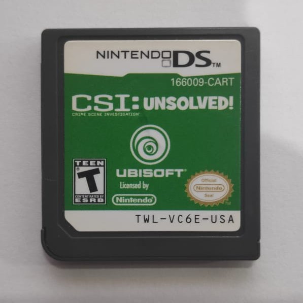 Nintendo Ds Csi Unsolved 100% Original (sem caixa) | Shopee Brasil