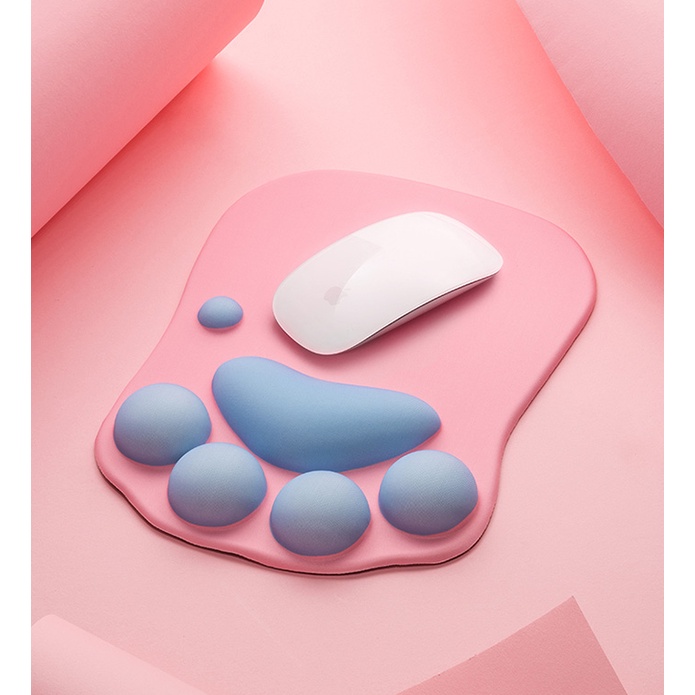 Bing Mouse Pad Fofo De Silicone Antiderrapante Com Pata De Gato Para ...