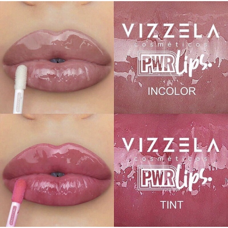 Gloss Power Lips - Cor Tint/incolor Brilho labial AUMENTA OS LÁBIOS ...