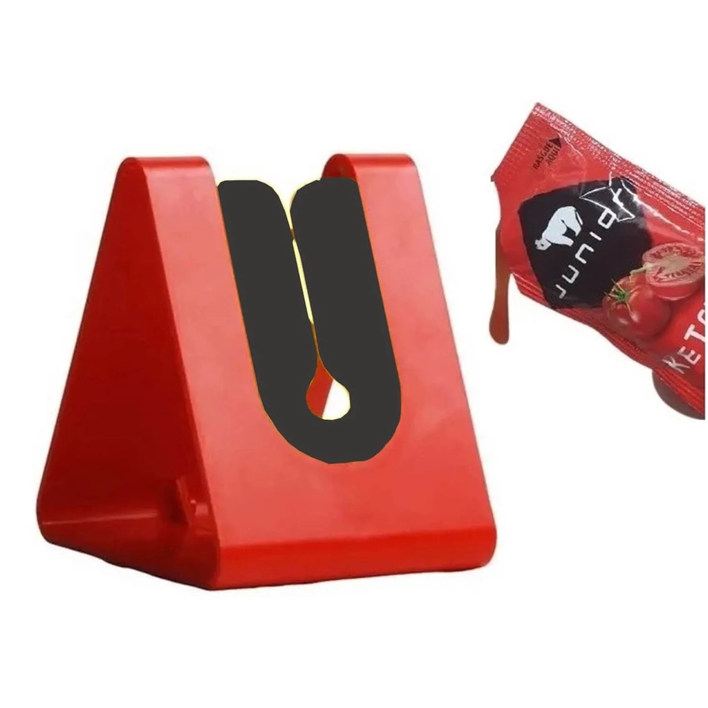 Kit C/ 15 Abridor De Sache Triangular De Mesa Katchup, mostarda ...