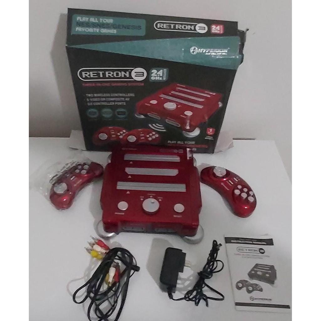 super nes retron 3 acompanha 1 controle de super nintendo marca p ...