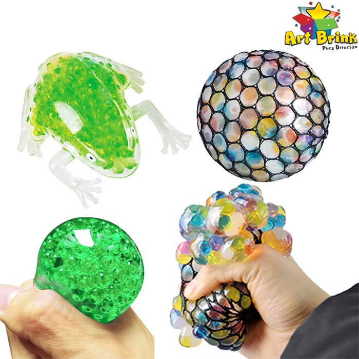 Bolinha Esmagamon Frogball Sapo Anti Stress Espremer Esmagar | Shopee Brasil