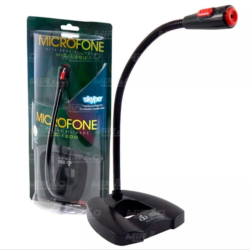 Microfone de Mesa PC Computador Notebook | Shopee Brasil