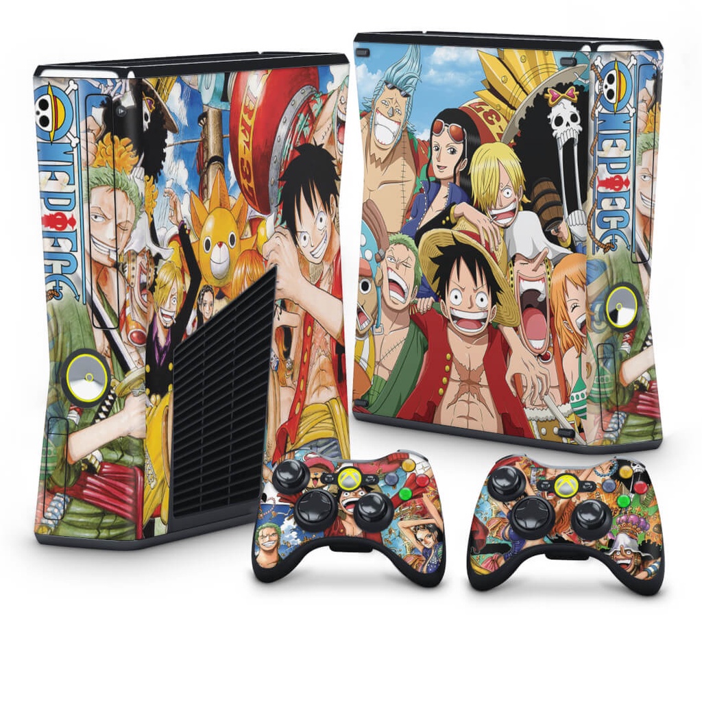 Skin Xbox 360 Slim Adesivo - One Piece | Shopee Brasil