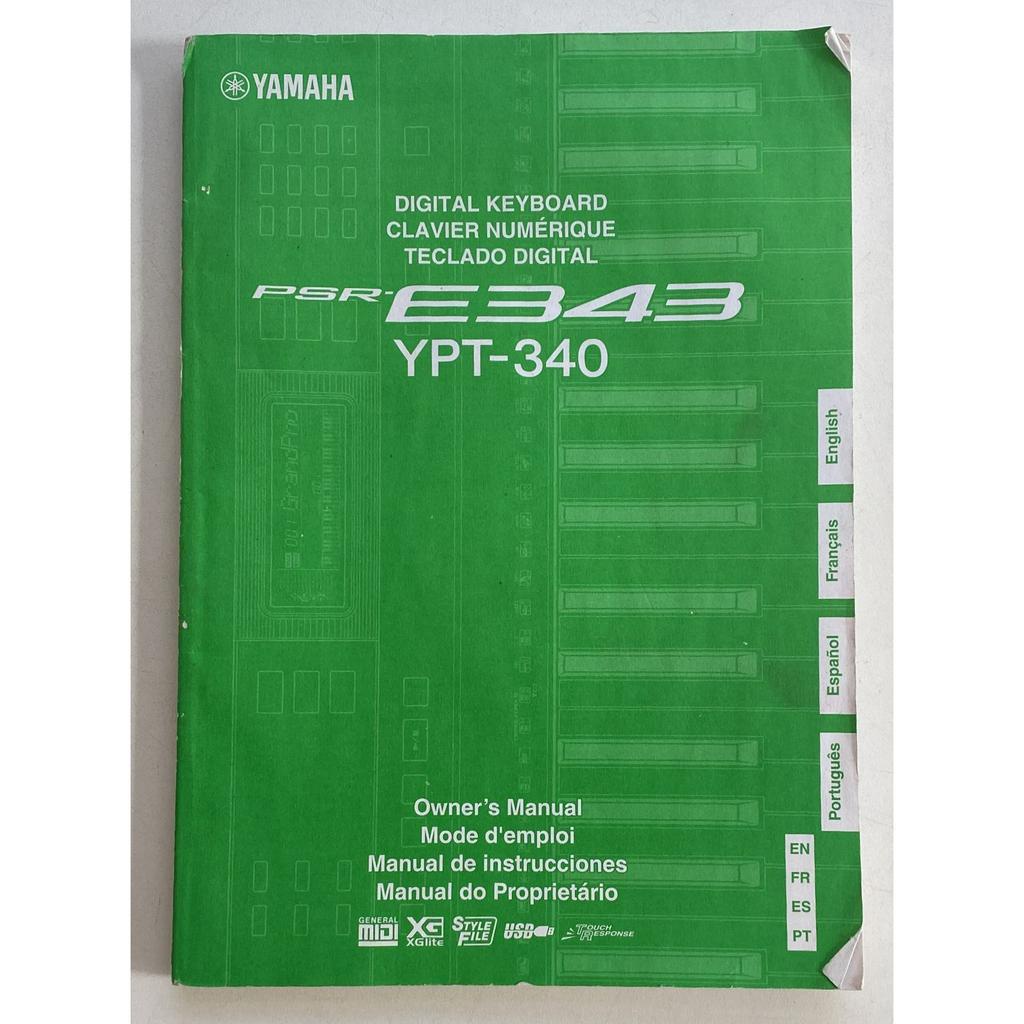 Manual de Instruções Teclado Digital Yamaha PSR - E343 / YPT - 340 ...