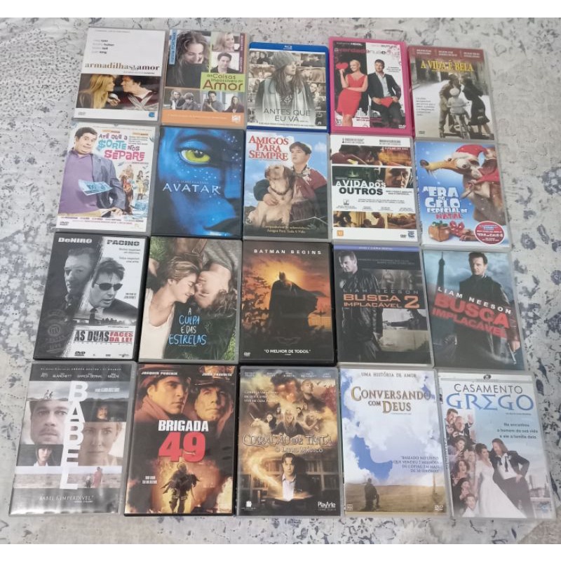 DVDs Originais Semi Novos Diversos Mega Promoção | Shopee Brasil