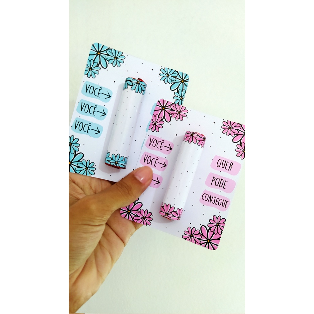 Mimo DIA DA MULHER- Card com chocolate BATON- 10 unidades | Shopee Brasil