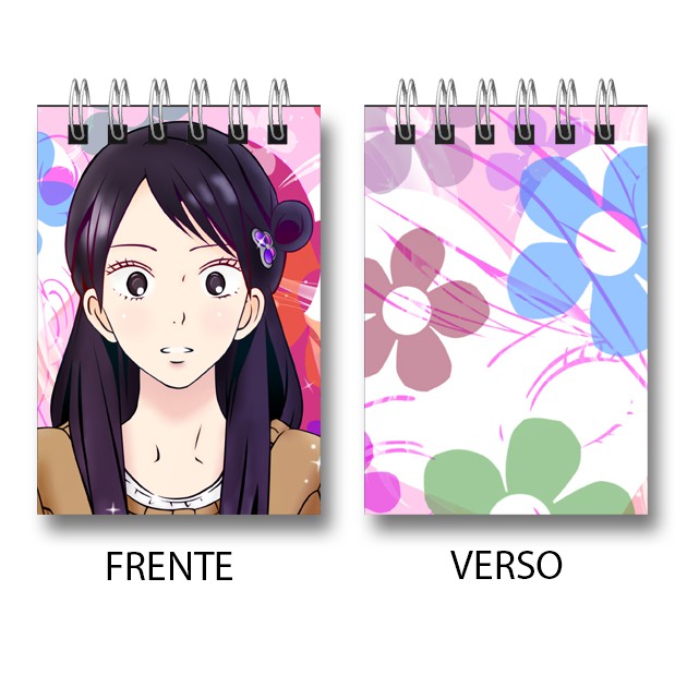 Bloco de Notas Anime From Me To You Kimi ni Todoke Kuronoma Sawako ...