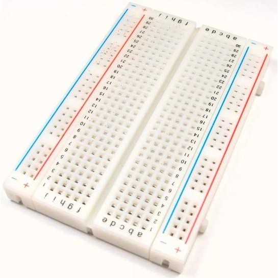 Mini Protoboard 400 Furos Pontos | Shopee Brasil