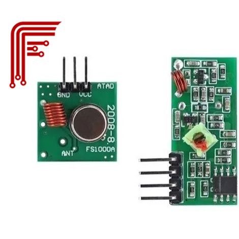 Módulo RF Transmissor + Receptor 433MHz AM | Shopee Brasil