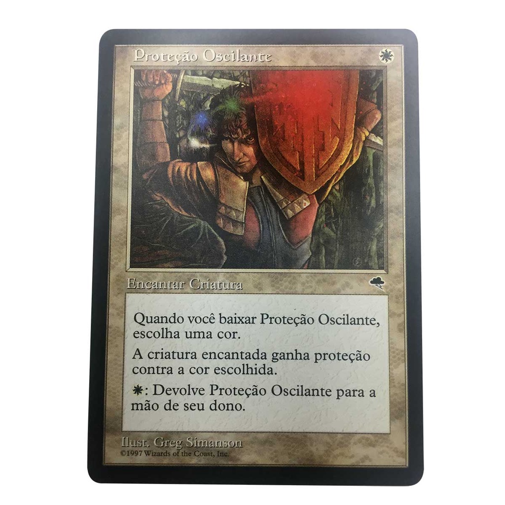 Magic The Gathering MTG Proteção Oscilante / Flickering Ward Tempestade ...