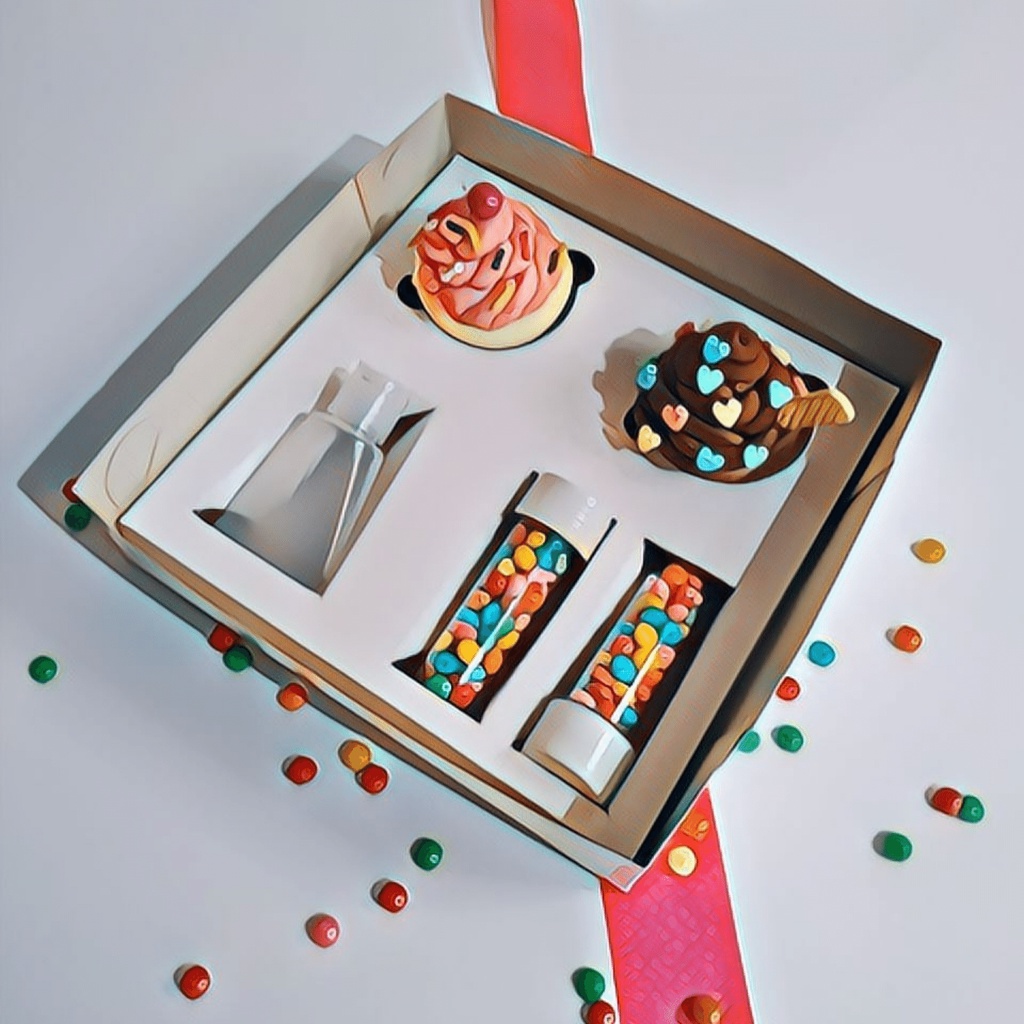 10 Unidades Caixa Para Presente Kit Confeiteiro Dia Das Crianças ...