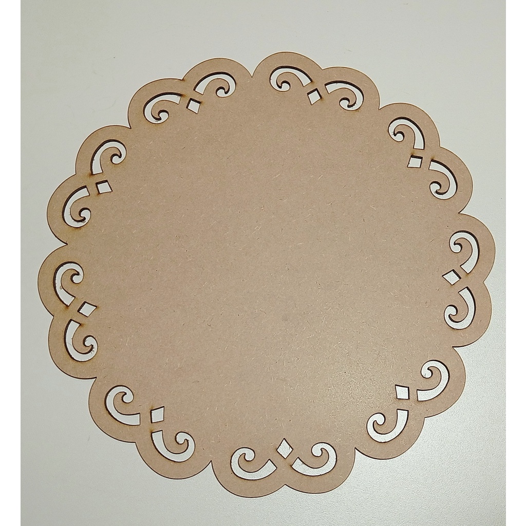 KIT8 unid Sousplat Supla Soupla Suplat arabesco 35cm em MDF | Shopee Brasil