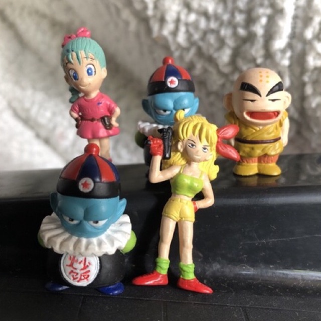 Mini figures Dragon Ball - 3 a 4cm - Pilar, Launch, Bulma ou Kuririn ...
