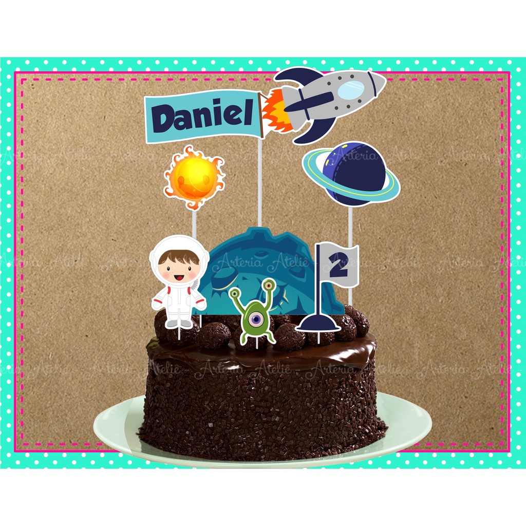 Toper Topo de Bolo Topper de Bolo Decoração Festa Aniversário ...