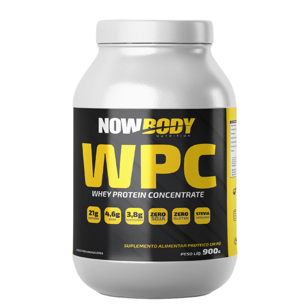 Whey Protein Concentrado WPC - Now Body Nutrition | Shopee Brasil