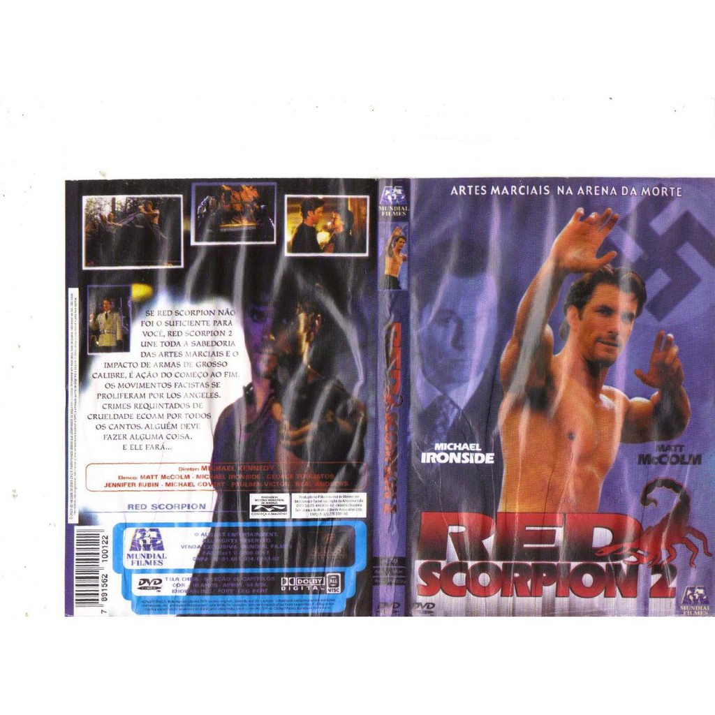 Dvd Red Scorpion 2, Matt Mccolm, Original, Ação, Dublado | Shopee Brasil