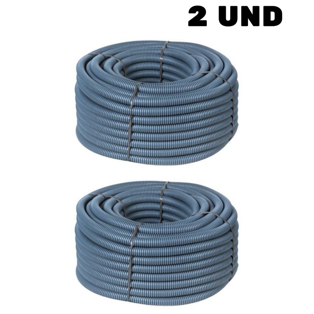 Conduite Eletroduto 3/4 Reforçado Cinza Rolo 50 Mt C/2 und | Shopee Brasil