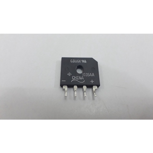 Gbu6k - Ponte De Diodo Retificadora Single 100v 6a | Shopee Brasil