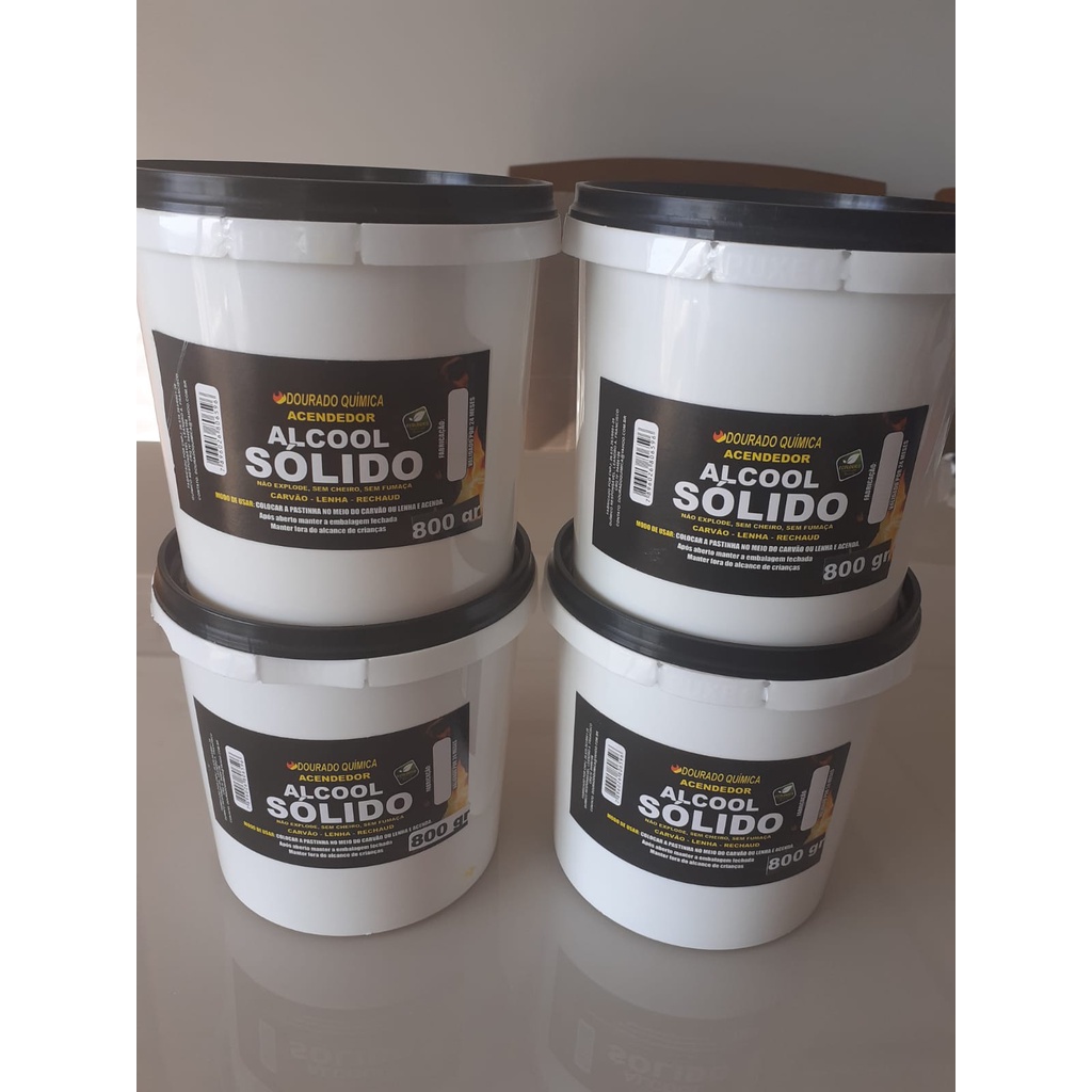 Álcool Sólido em Pote de 800 Gramas Pode Ser Utilizado Para Réchauds ...