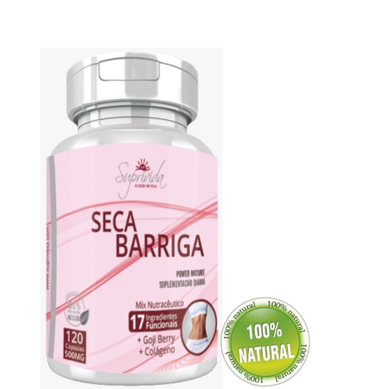 Seca Barriga Suprivida, 120Capsulas | Shopee Brasil