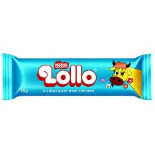 Barra de Chocolate Lollo 28g - Nestlé - 1 Unidade ou Combo | Shopee Brasil
