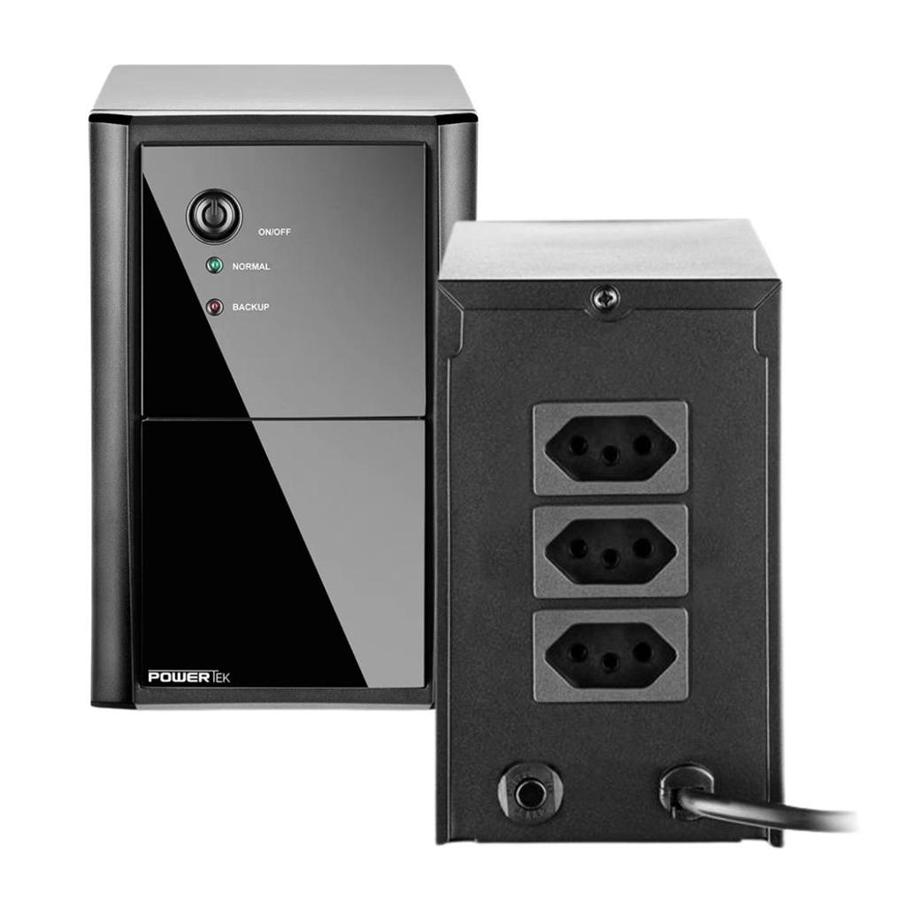 Nobreak Bivolt 600va Powertek 110 220 Estabilizador | Shopee Brasil