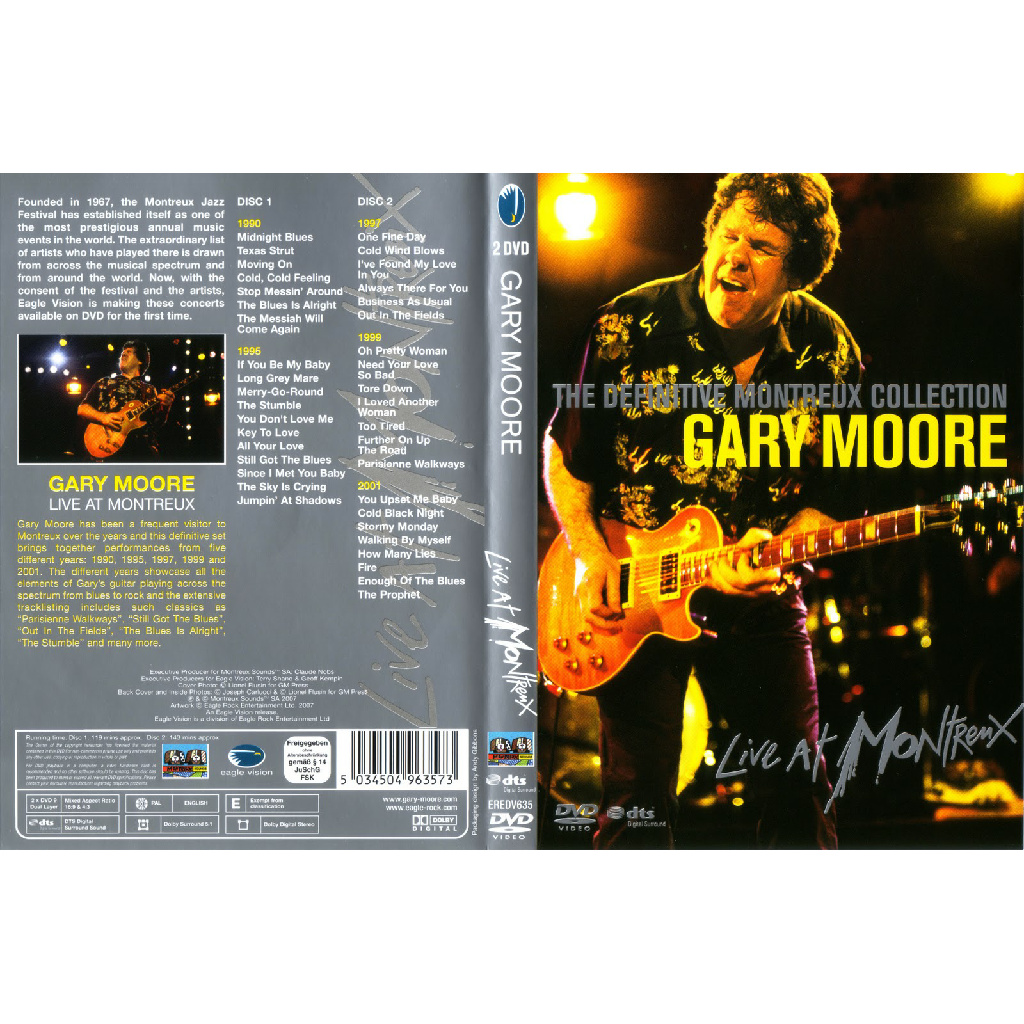 Gary Moore - The Definitive Montreux Collection | Shopee Brasil