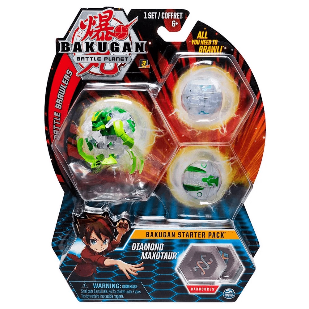 Bakugan Battle Planet Starter Pack - Diamond Maxotaur | Shopee Brasil