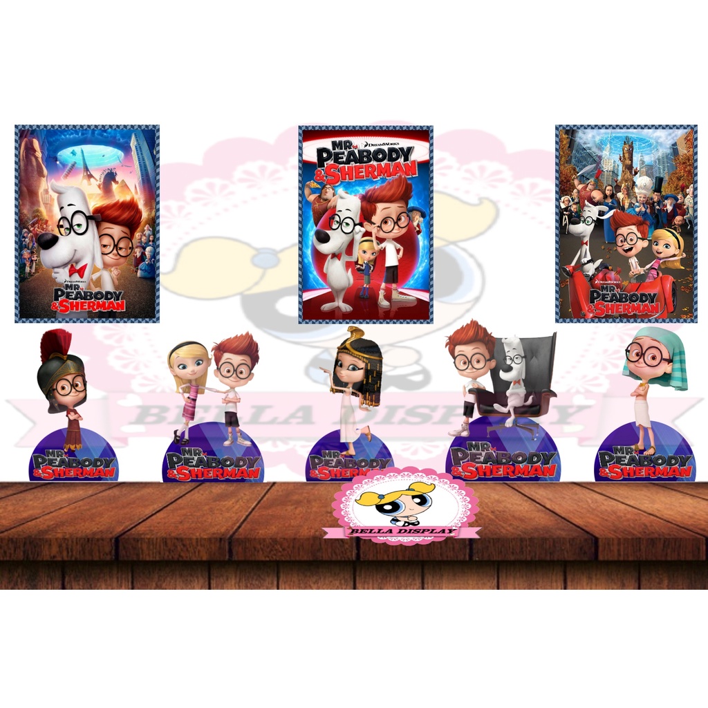 Peabody e Sherman kit festa | Shopee Brasil