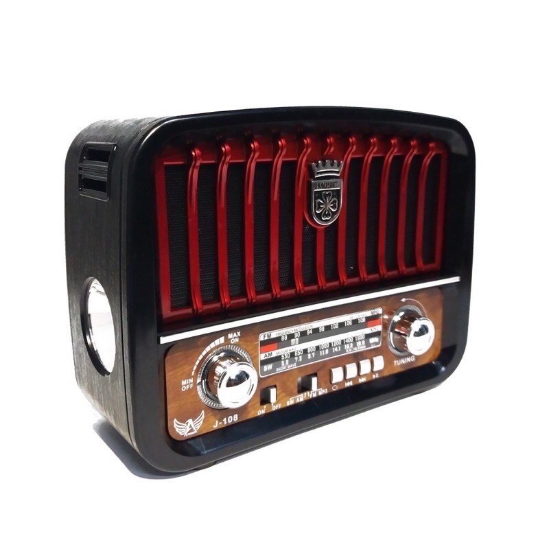 Radio Retro Altomex J108 Vintage Am Fm Bluetooth Sd Usb Recarregavel ...