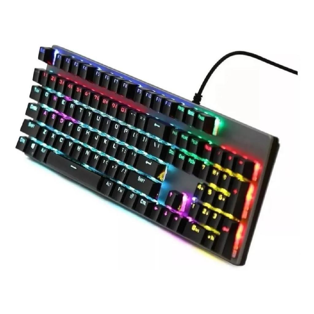 Teclado Mecanico Gamer Philips Spk8404 Usb Led Rbg Luminoso | Shopee Brasil
