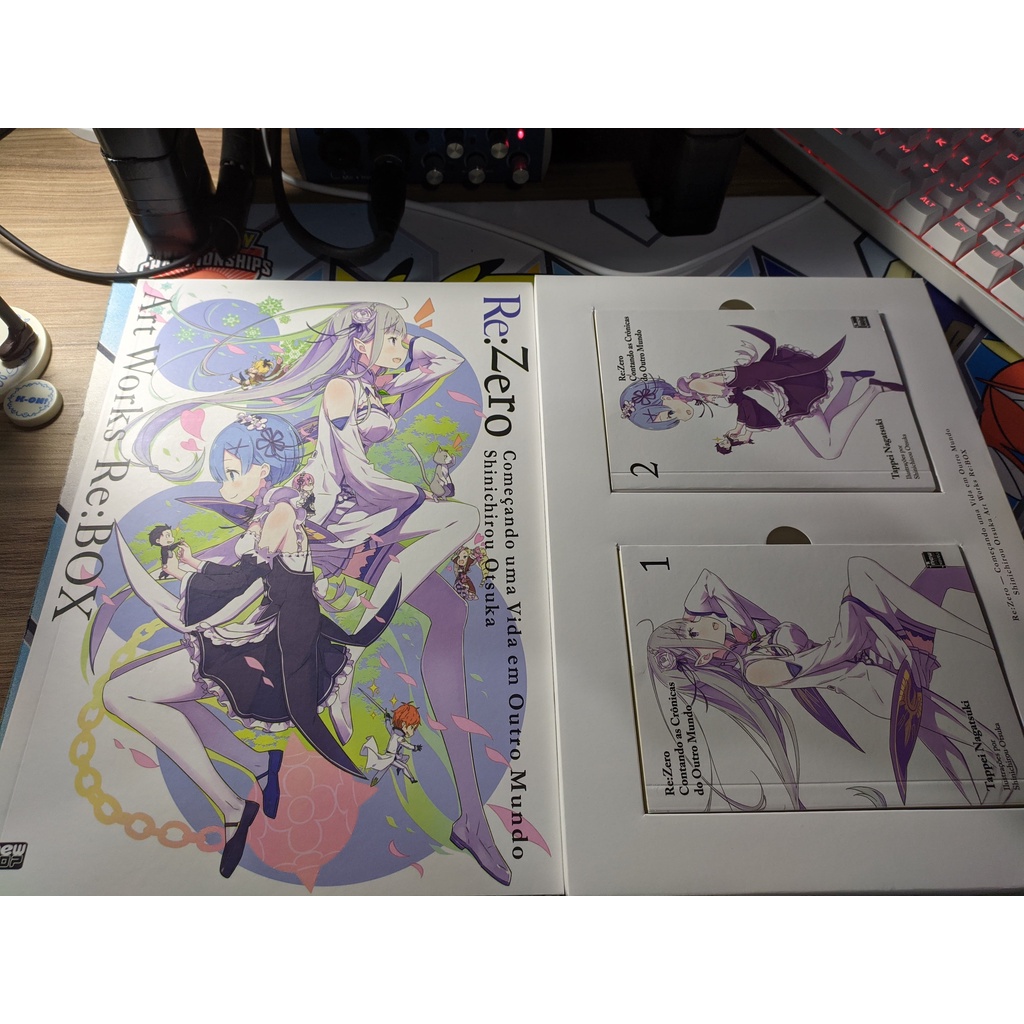 ArtWork Re:Zero - Re:Box COMPLETO | Shopee Brasil