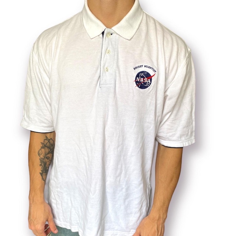 Camisa Polo Nasa XL. | Shopee Brasil