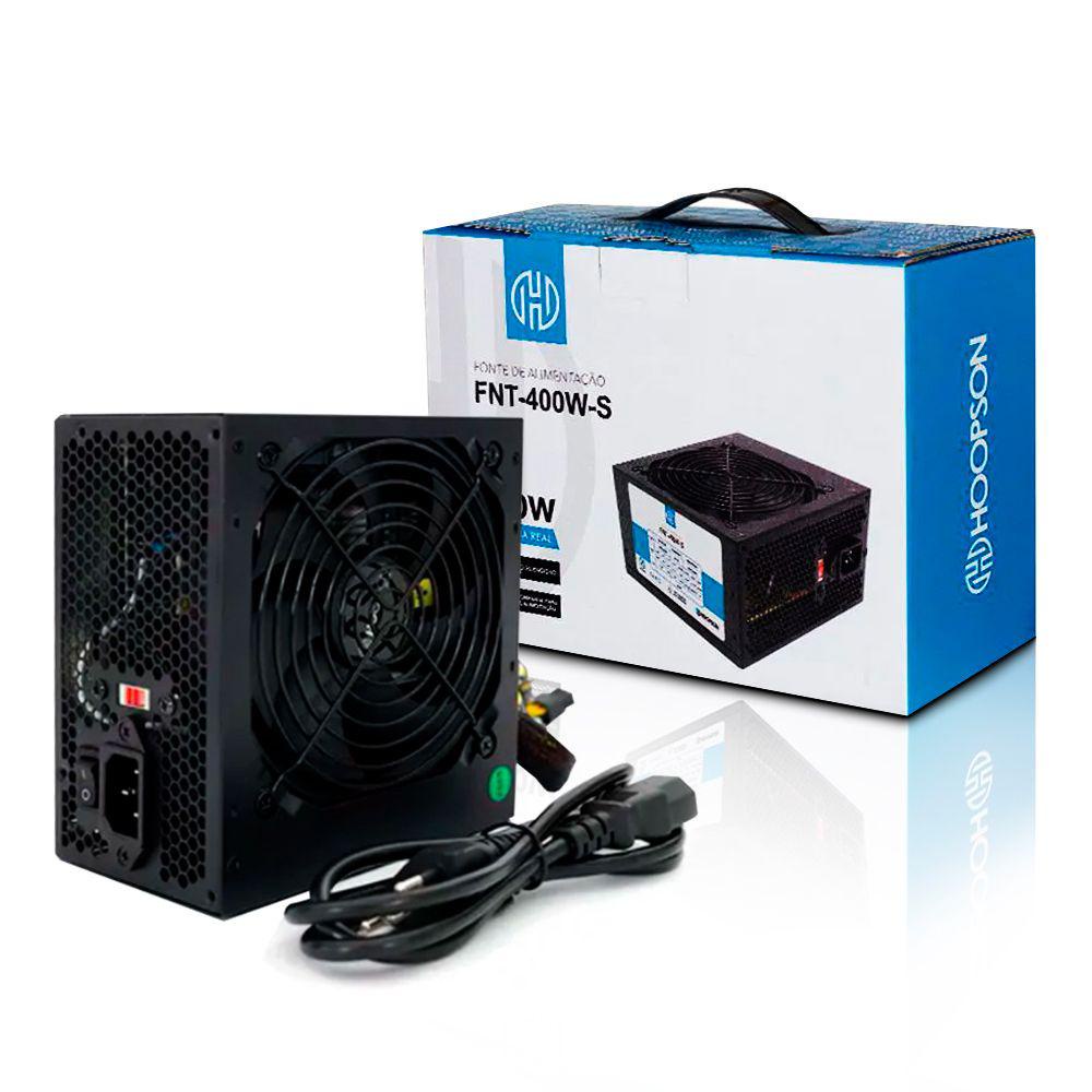 Fonte De Alimentacao Para Gabinete Atx 400w Fnt-400w-s / Hoopson ...