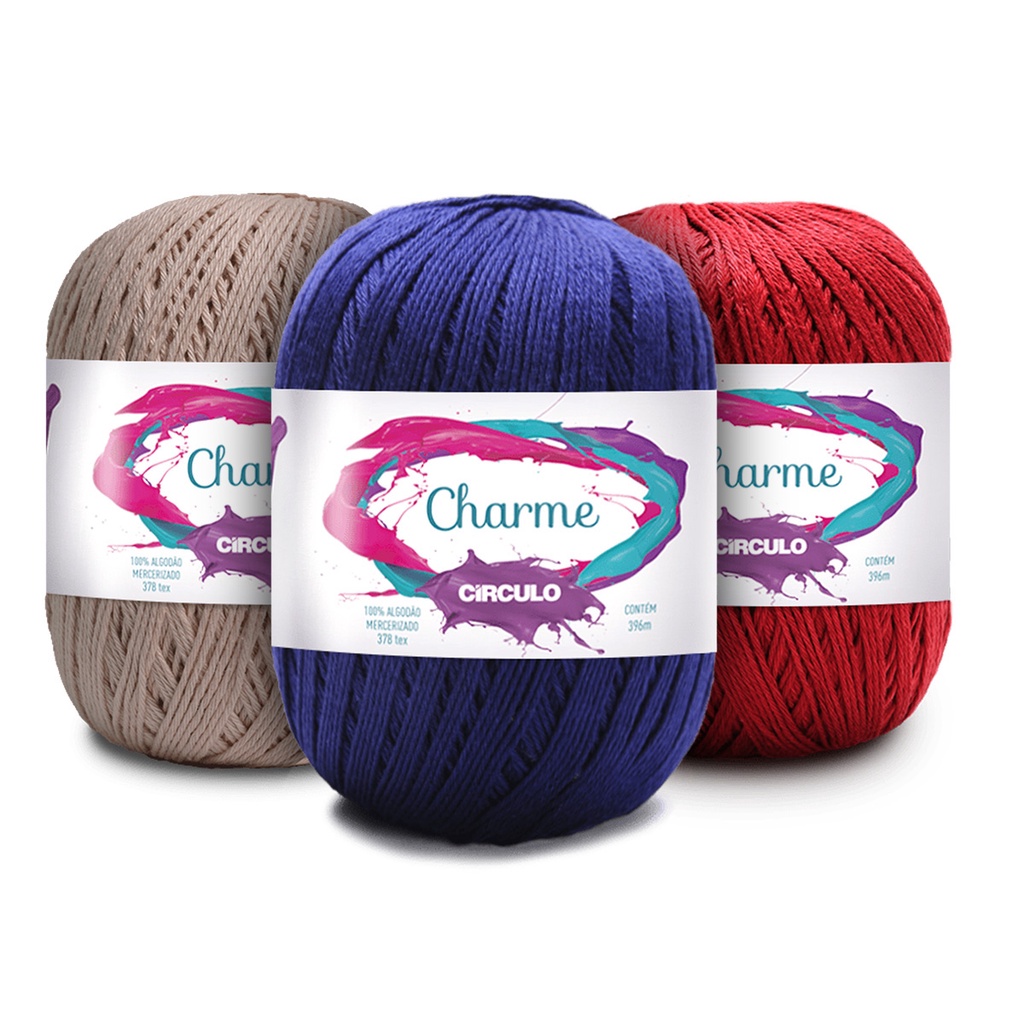 Linha Charme Círculo 150g 396m | Shopee Brasil