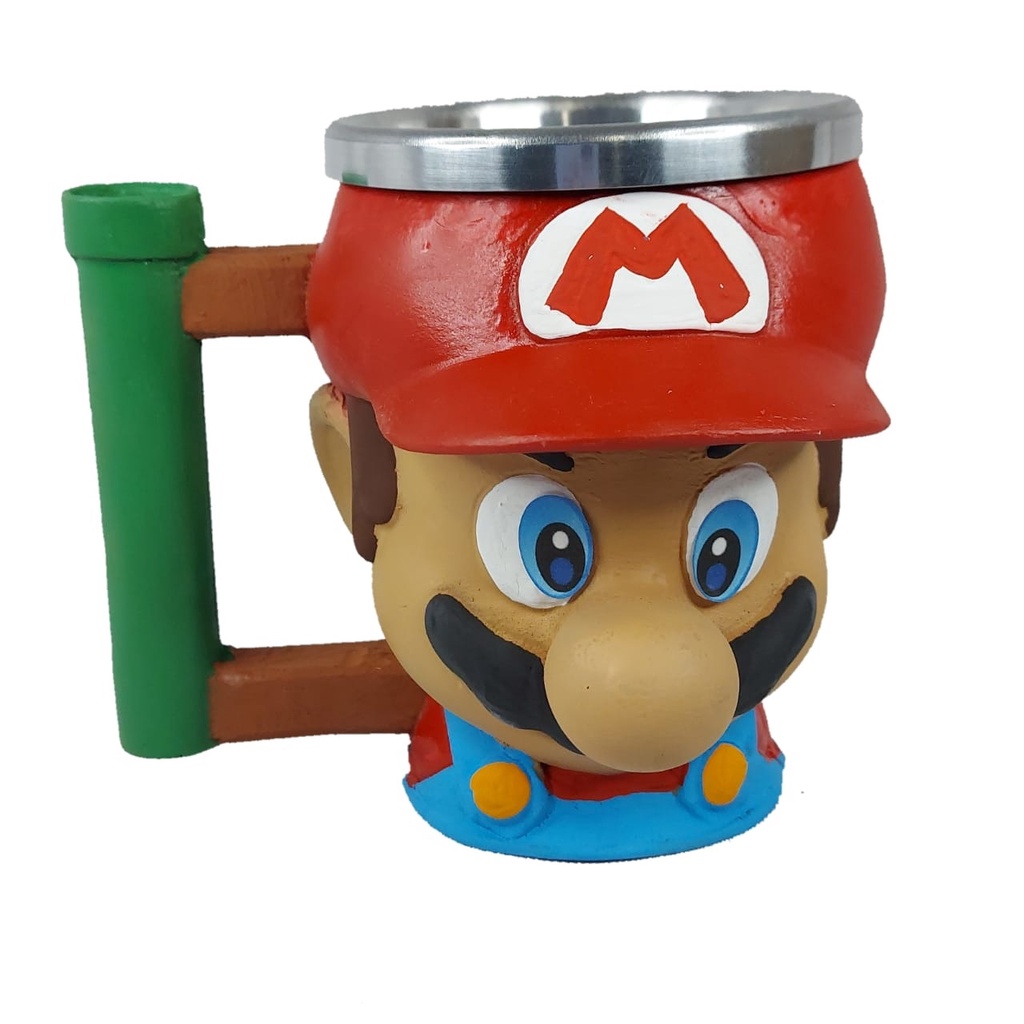 Caneca 3d Mário Super Mario Bros Game - Copo | Shopee Brasil