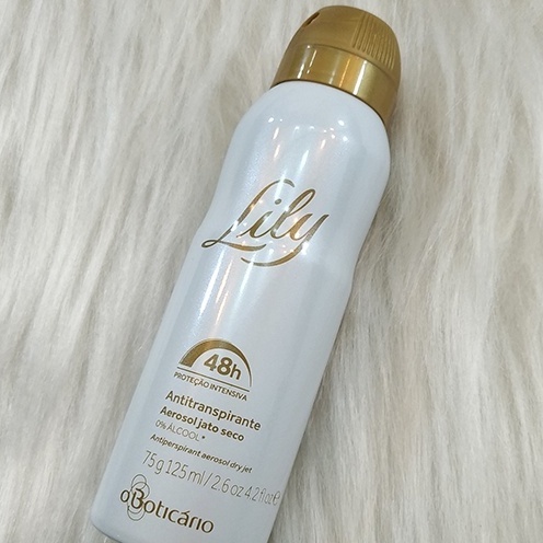 Desodorante Antitranspirante Aerosol Lily 75g/125ml | Shopee Brasil