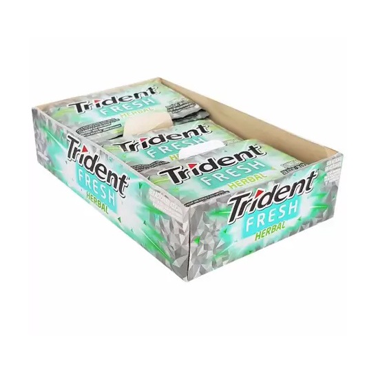 Chiclete Trident Display com 21und Sabores | Shopee Brasil
