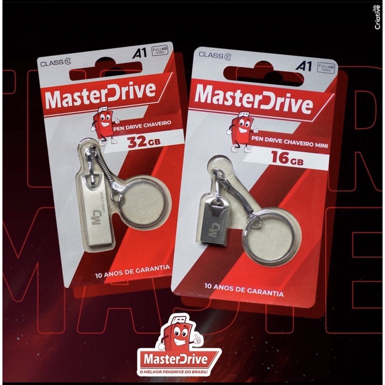Pen drive master drive | Shopee Brasil