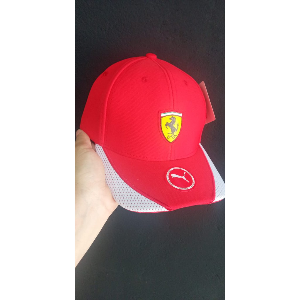 Bone Ferrari Vermelho F1 !! | Shopee Brasil